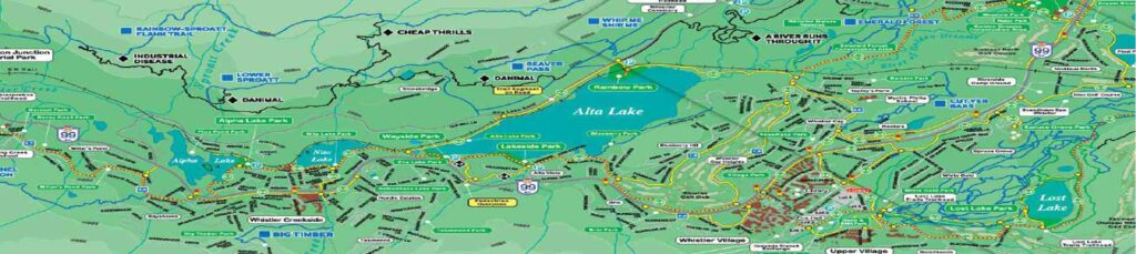 Whistler Maps | Skiing, Biking, Hiking and Village Maps