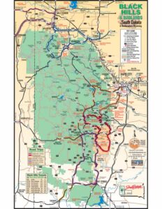Map of Northern Black Hills | Deadwood Connections