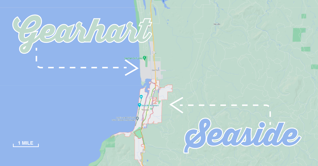 Gearhart vs. Seaside Oregon: So Close, But Yet So Different