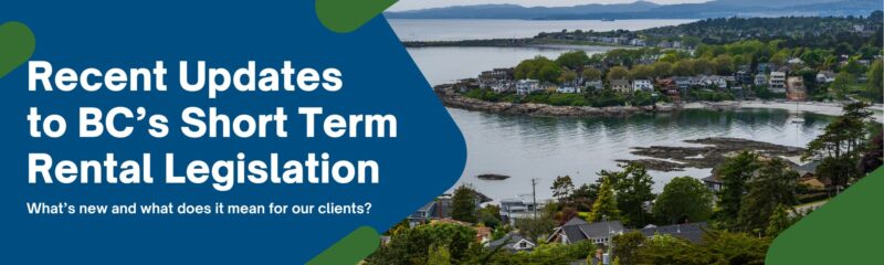 Recent Updates on Short-Term Rental Laws on Vancouver Island